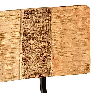 vidaXL Dining Chairs 2 pcs 17.3"x15.7"x31.5" Solid Wood Mango