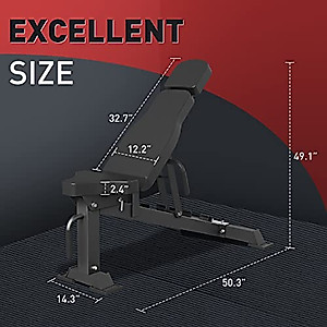 Mikolo 2.36'' x 2.36'' Folding Wall Mounted Squat Rack, 1000 Pounds Capacity Power Rack with Black Weight Bench，Pull Up Bar, J Hooks and Other Attachments, Space-Saving Home Gym，White