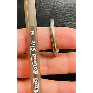 4 Pieces Stainless Steel 316 Round Ring Welded 5/32" x 1" (4mm x 25mm) Marine Grade O - Ring anillo Redondo