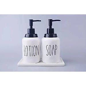 Ceramic Vanity Tray Small Rectangle, Bathroom Candle White Tray, Organizer for Candle, Soap, Jewelry, Perfume, Cosmetics Towel Holder for Decoration Bathroom, Kitchen, Counter, Restroom(Mid)