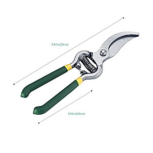 OKJHFD Professional Pruning Shears Garden Pruning Shears, SK5 Alloy Steel Super Sharp Fruit Tree Bonsai Pruning Shears Garden Scissors Grafting Tools Suitable for Gardening Tree Pruning