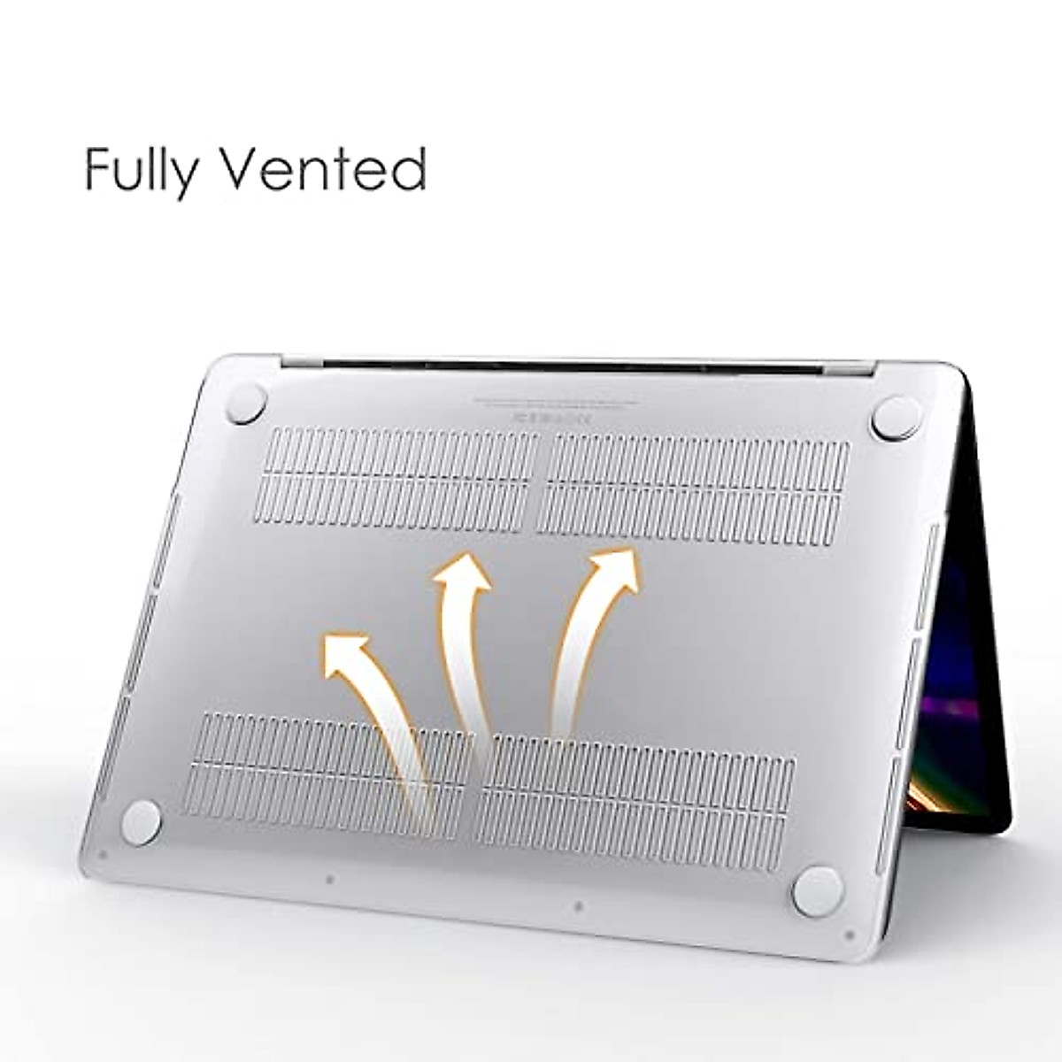 Fintie Case for MacBook Pro 13 Inch A2338(M2 M1) A2251 A2289 A2159 A1989 A1706 A1708 - Snap On Hard Shell Case Cover for MacBook Pro 13 2016-2022 Release with/Without Touch Bar, Crystal Clear