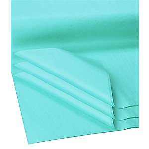 Caribbean Teal Wrap Tissue Paper 15 Inch X 20 Inch - 100 Sheets