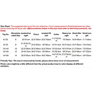 LiiYii Girls Long Sleeve Ballet Leotards Gymnastics Dance Outfit Athletic Unitard Activewear Biketard with Shorts Blue 12 Years