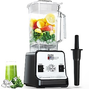 Aeitto Blender, Blenders for Kitchen with 1500-Watt Motor, 68 Oz Large Capacity, Countertop Professional Blenders for Ice Crush, Frozen Drinks(Sliver)