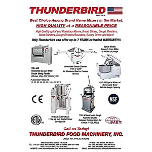 THUNDERBIRD Dough Rounder/Divider TDR-36