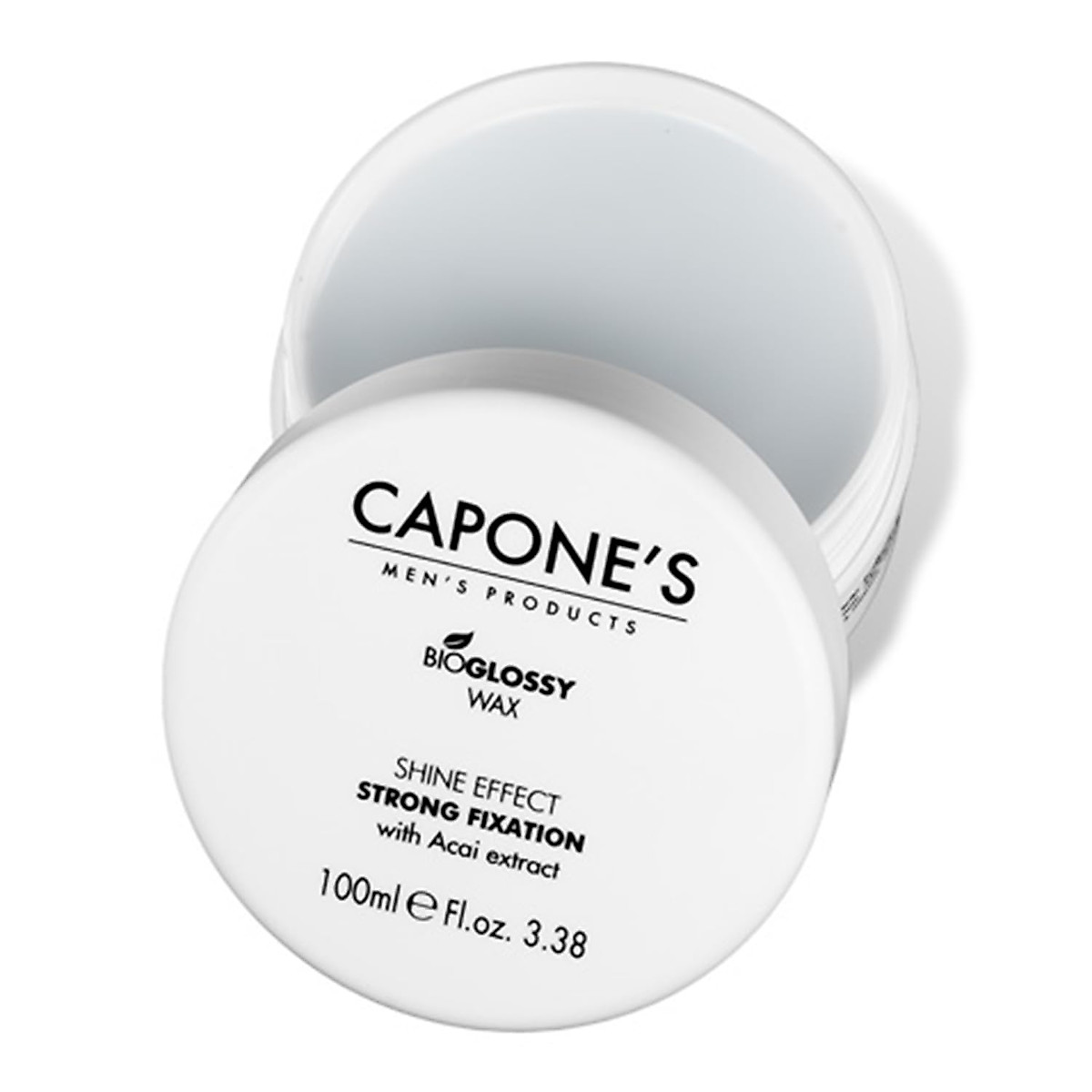 Capone´S Men Bio-Glossy Wax Shine Effect Strong Fixation - With Extract Acai 100 ml / 3.38 oz