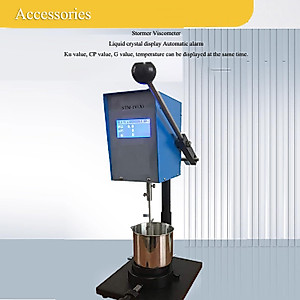 VTSYIQI Stormer Viscometer Viscosity Meter Tester Digital rotational viscometer Rotary visometer with LCD Large Screen KU Unit 40.2 to 141.0KU Accuracy 2.00% for Paint Viscosity Testing