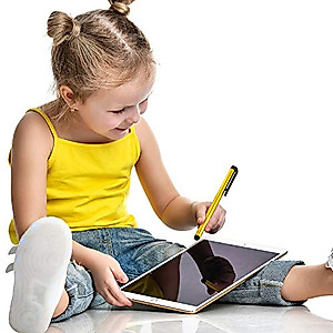 30 Pieces Stylus Pens Capacitive Slim Stylus Pens for Universal Touch Screens Devices, Compatible with iPhone, iPad, Tablet (10 Colors)