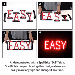 SpellBrite CBD Neon-LED Sign for Smoke Shops. 13.3" x 6.3" Ultra Bright, Energy Efficient, Long-Life LED. Visible Indoors from 500+ Feet with 8 Animation Settings (Green)