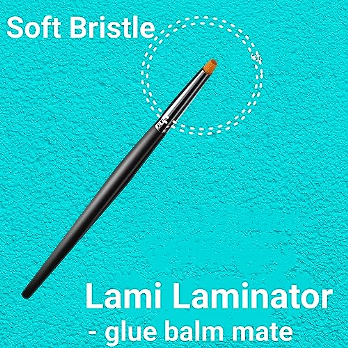 Lash Lift Tool Y Brush Replacement Soft Lami Laminator Brush for Brushing Glue Balm Collecting Lashes Neatly On The Silicone Perm Shields Reusable Eyelash Lifting Brushes More Than 100 Usages