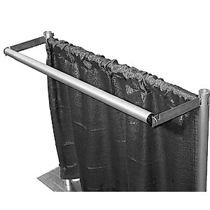 Crossbar Valance Hanger, for Pipe and Drape (3" Hanger, 2 Pack)