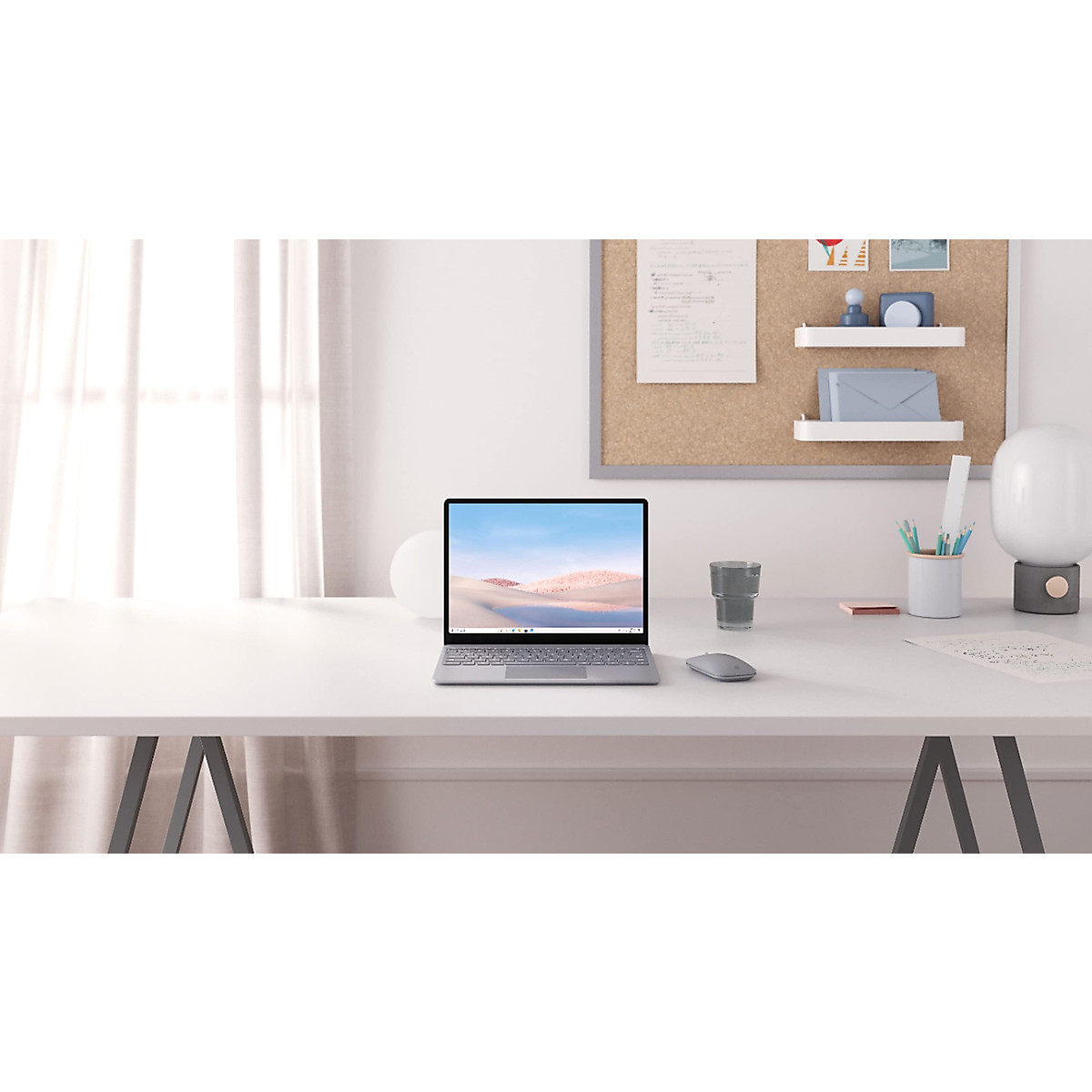 Microsoft Surface Laptop Go 12.4" Touchscreen, Intel Core i5-1035G1 Processor, 8 GB RAM, 512 GB Solid State Drive, Up to 13Hr Battery Life, WiFi, Webcam, Windows 10, Platinum Silver (Latest Model)
