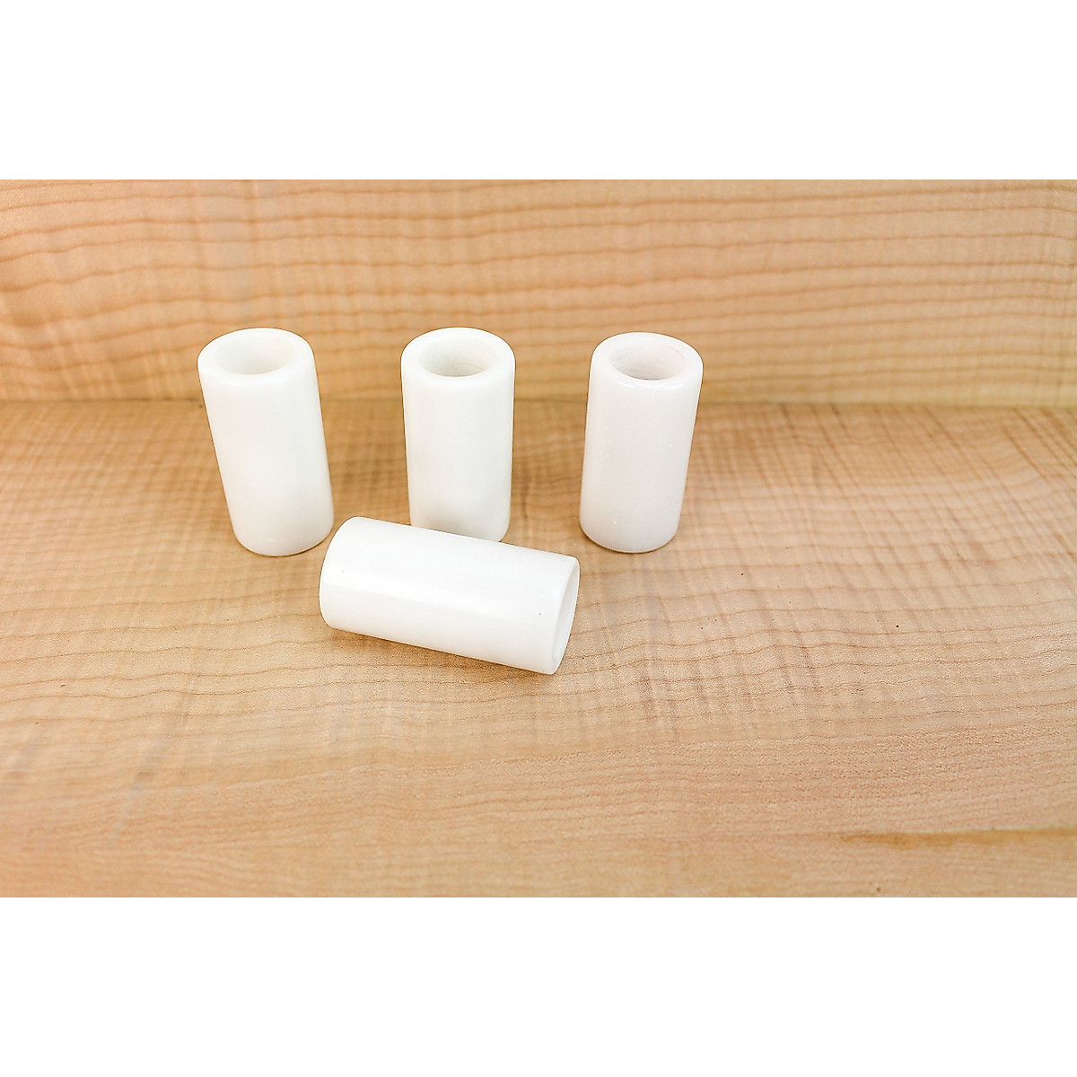 Polished White Jade Stone Guitar Slide"Tone From The Stone"
