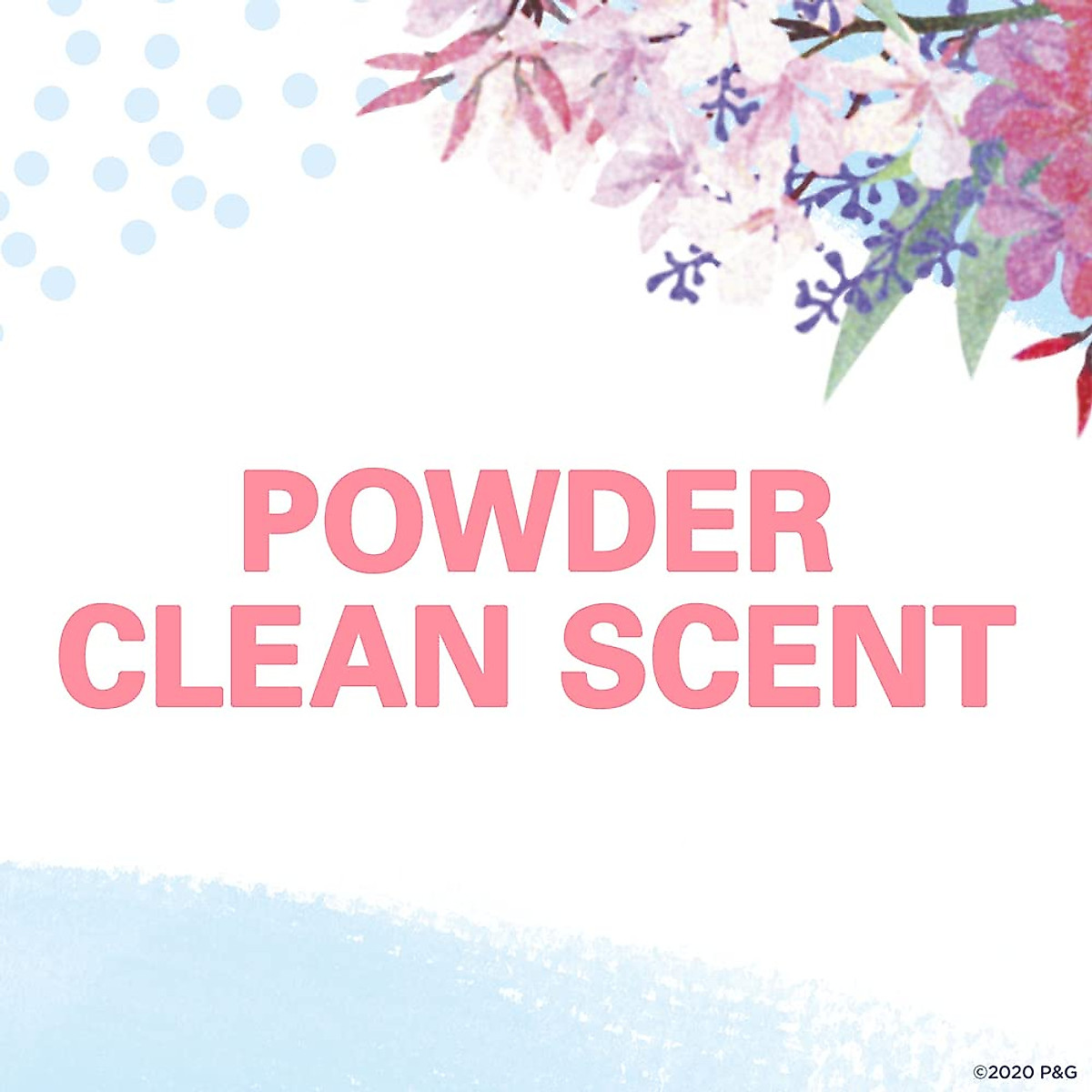 Secret Antiperspirant and Deodorant Women, Powder Clean Invisible Solid 2.6 oz (Pack of 6)