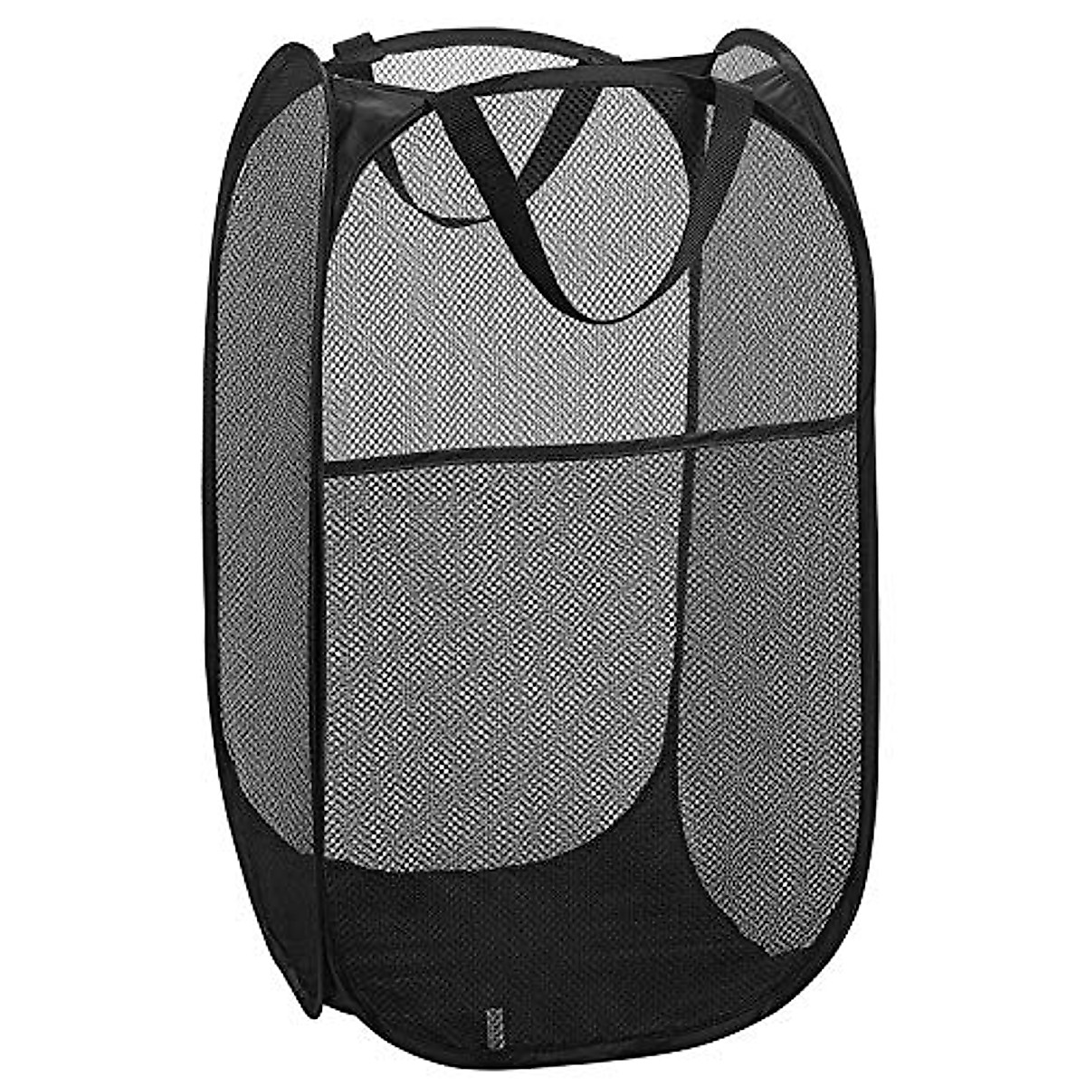 Popup Laundry Hamper (1 & 2 Pack) Foldable Pop-up Mesh Hamper Dirty Clothes Basket with Carry Handles by Simplized