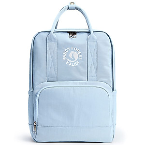 KALIDI Casual Daypack Backpack for Women, Stylish School College Travel Bookbag Computer Backpack, Light Weight Work Shopping Doctor Bags for Men Student Girls Boys Fit 15.6inch Laptop Notebook-Blue
