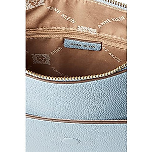 Anne Klein 2 for 1 n/s Crossbody w/Logo Pouch, Blue Haze/Blue Haze/Tonal AK Bias Blue Haze