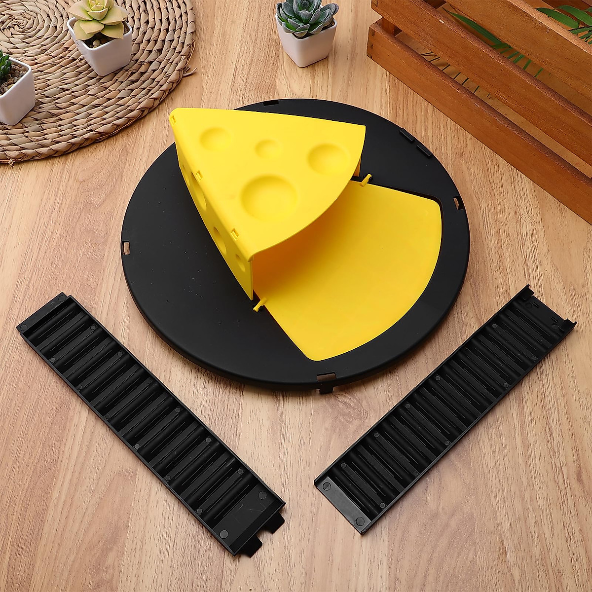 LIOOBO Rat Bucket Lid: 5 Gallon Bucket Mouse Lid, Mouse Catching, Rat Slip and Trip Bucket Lid, Bucket Lid for Mouse Rat Catch 1Pc Without Bucket