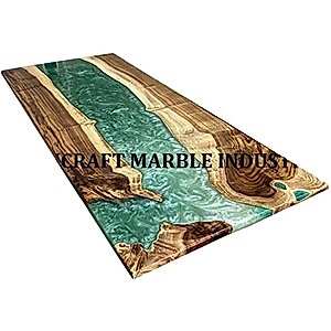 Epoxy Table, Epoxy Resin River Table, Live Edge Wooden Table, Natural Wood,Dining table, Natural Epoxy Table, Resin Table