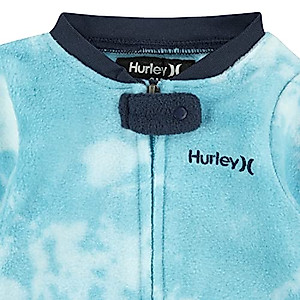 Hurley Baby Girls Multi-pack Footed Coverall, Glacier/Blue, 3M US