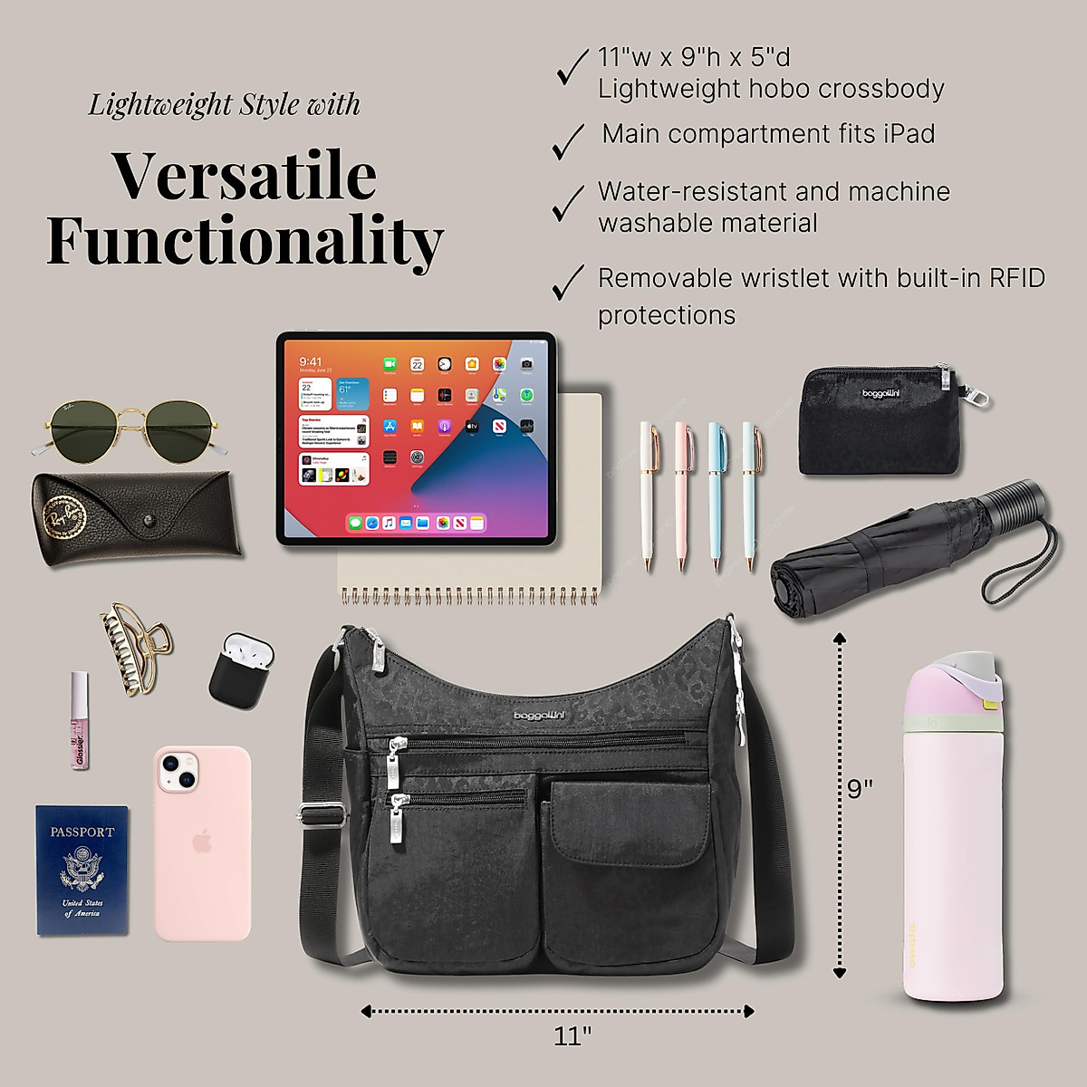 Baggallini Everywhere Crossbody Bag