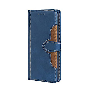CYR-Guard Wallet Folio Case for Oppo Reno 2 Z, Premium PU Leather Slim Fit Cover for Reno 2 Z, Easy Carry, Blue