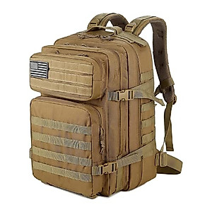 JupiterGear Tactical Military 45L MOLLE Rucksack Backpack for Backpacking Hiking Camping Trekking Hunting