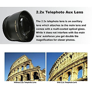 Canon EOS Rebel T7 DSLR Camera 24.1MP with EF-S 18-55mm + EF 75-300mm Lens A-Cell Accessory Bundle Includes: 2 Pack SanDisk 64GB Memory Card Backpack Slave Flash Much More