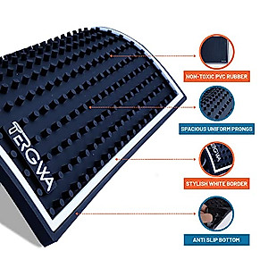 TERGWA Bar Mats 18 x 12 inch, Non-Slip bar mats for countertop with 2 Coasters for Kitchen, Coffee Stations, Dish Drying mat. Stylish bar mats for Bartending – Pack of 2