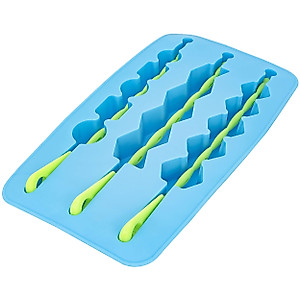 Fairly Odd Novelties Kabob ice Cube Tray with Stir Sticks (Skewers)