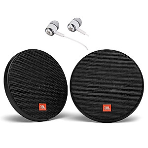 JBL Stage 602 135W Max (45W RMS) 6-1/2" 4 ohms Stage Series 2-Way Coaxial Car Audio Speakers / FREE ALPHASONIK EARBUDS