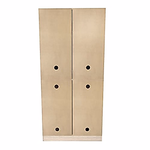 Inval AM-16423 Computer Desk, Washed Oak/Beech