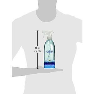 Method Antibacterial Bathroom Cleaner, Spearmint, Removes Mold + Mildew stains, 28 Fl Oz