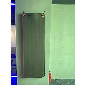 LHRUI Yoga Mat Holder Metal Yoga Mats Organizers Holders, Indoor Studios School Hanging Exercise Pads Billiard Cues Stand with Mounting Accessories, Easy to Install