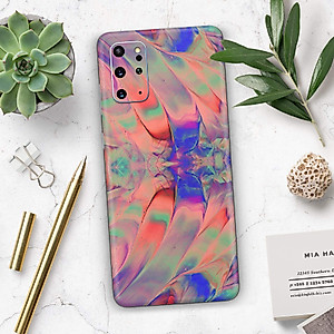 DesignSkinz Liquid Abstract Paint Remix V64 Protective Vinyl Decal Wrap Skin Cover Compatible with The Samsung Galaxy S20 (Screen Trim & Back Glass Skin)