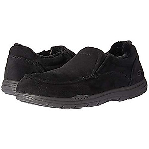 Skechers Men's 66445 Expected X Slipper, Black, 9 Medium US