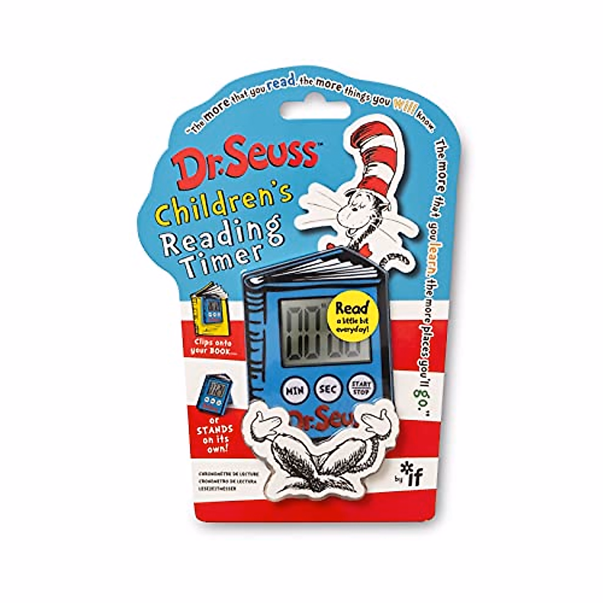 IF Dr. Seuss Children's Reading Timer, Blue
