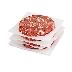 New Star Foodservice 1029048 Non-Stick Wax Patty Paper, 5.5" x 5.5", Set of 1000, Made in USA