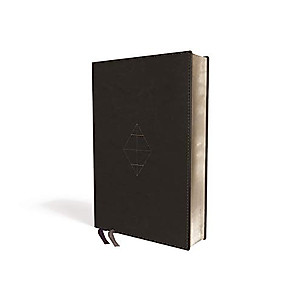 NASB, Thinline Bible, Leathersoft, Black, Red Letter, 2020 Text, Comfort Print