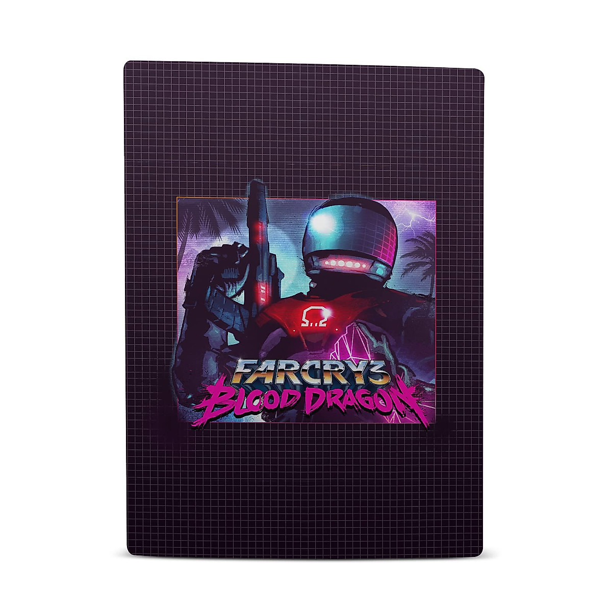 Head Case Designs Officially Licensed Far Cry 3 Blood Dragon Key Art Omega Vinyl Faceplate Gaming Skin Decal Compatible With Sony PlayStation 5 PS5 Digital Edition Console and DualSense Controller