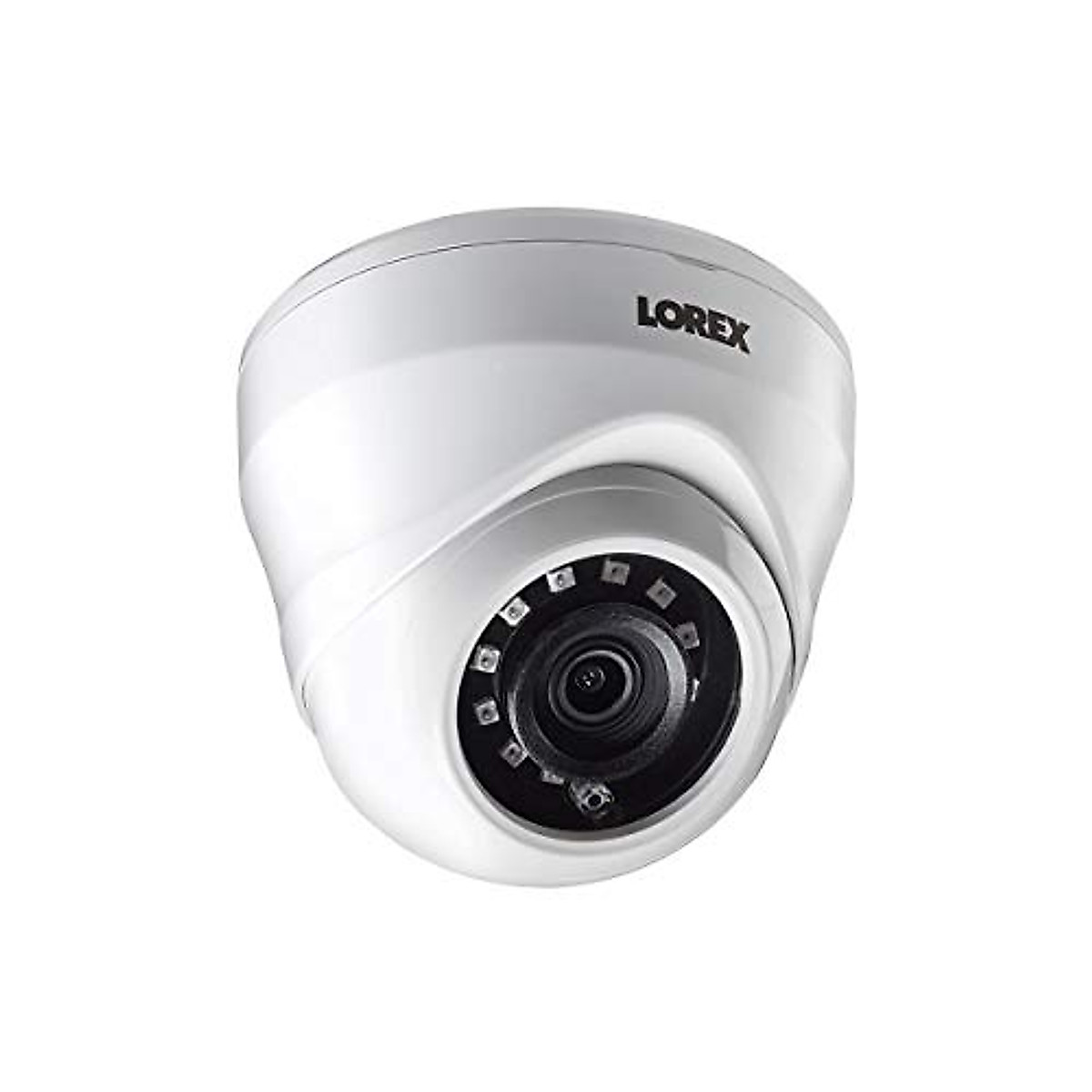 Lorex LAE221 Indoor/Outdoor 1080p HD Analog MPX Security Dome Camera, 3.6mm, 130ft IR Night Vision, Works with Lorex MPX DVR, Camera Only, White,2PK (M.) (Renewed)
