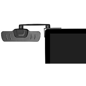 Mount-It! Monitor Document Holder Clip - Paper and Copy Holder Attachment for Typing with 3M Adhesive Sticker, Swivel 360 Degrees, Left and Right Side Mounting (MI-9005)