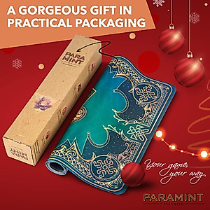 Paramint MatShield, Durable Playmat Case - Magic The Gathering, MTG Play Mat Tube - Premium Leatherette with Fabric Interior, Magnet Snap Closure by Daniel Ziegler