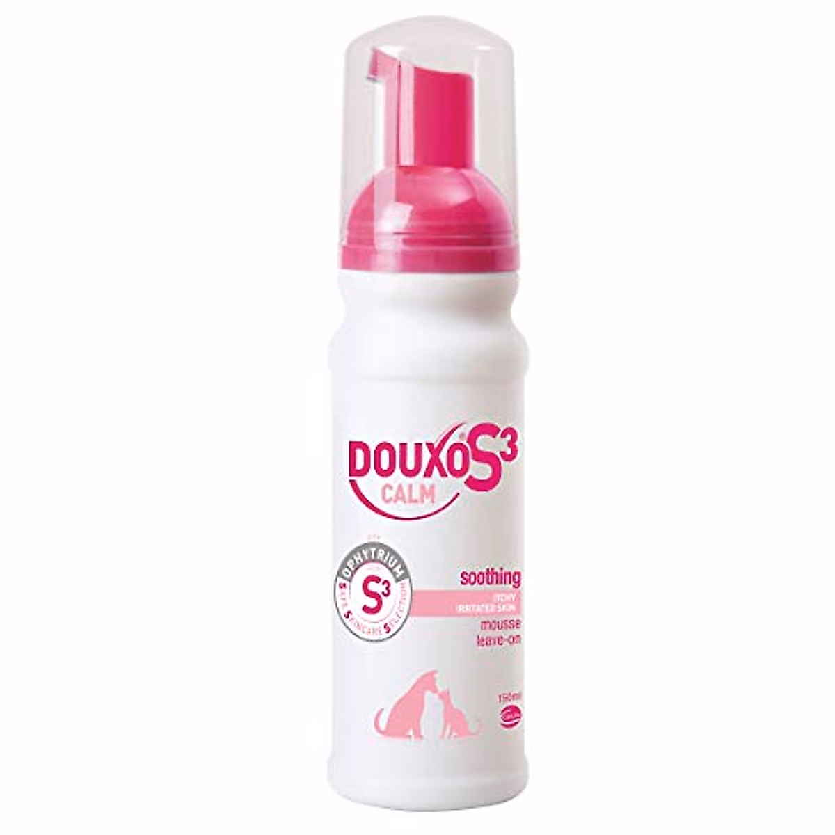 Douxo S3 Calm Soothing Dog and Cat Mousse 150ml, Estandar, Black, 5 Fl Oz