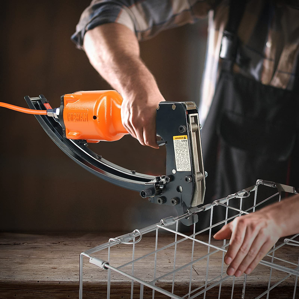 CL-72 Cold Roll Steel or Galvanized Clinch Clips, 1,120 PCS/Box, Fasteners for Harcto M66 Clinching Clipper Tool, Wire Fence Staples for Joining Cages (Cold Roll Steel)