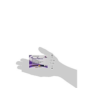 GlucoNavii Blood Glucose Test Strips - 50 Ct Box
