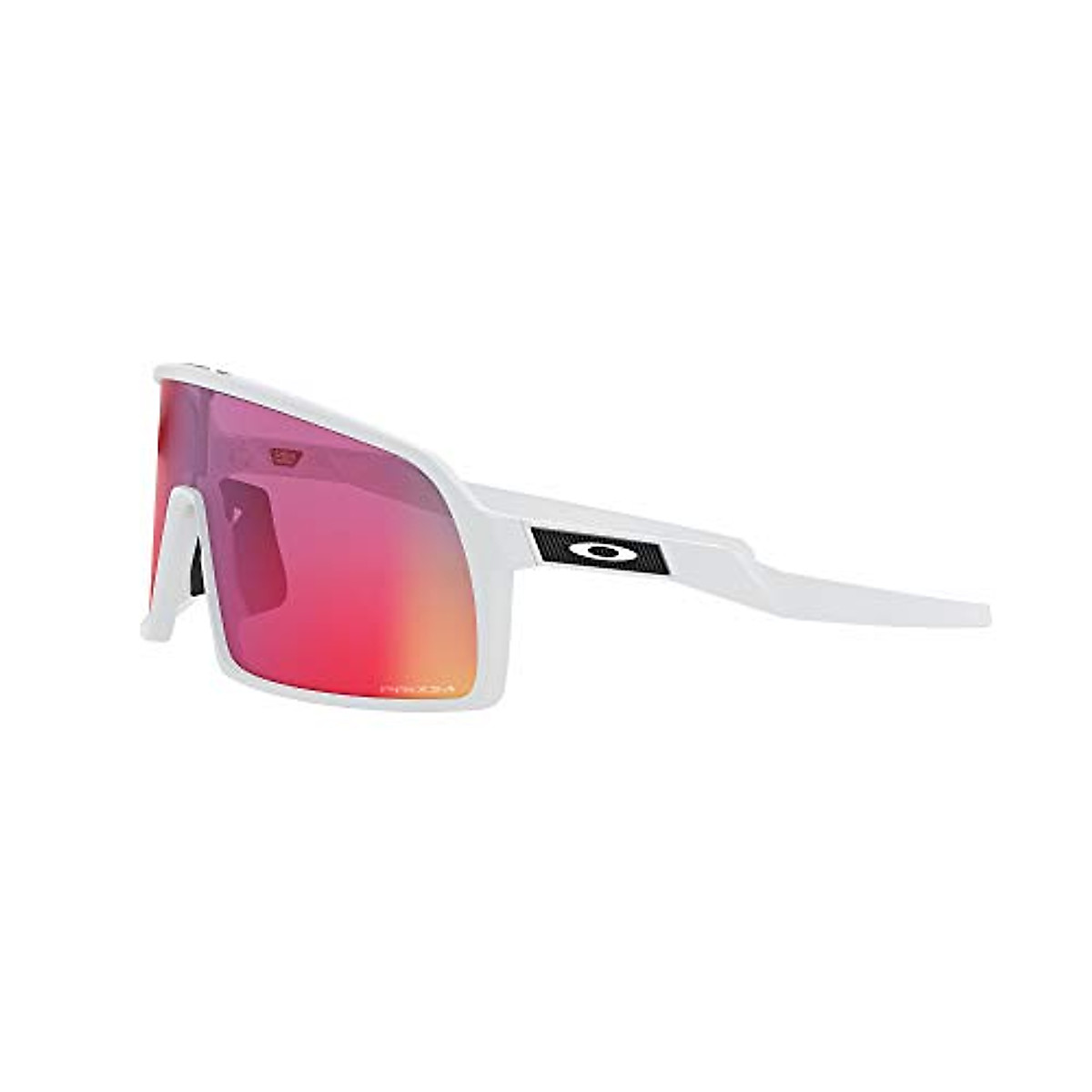 Oakley Men's OO9462 Sutro S Rectangular Sunglasses, Matte White/Prizm Road, 28 mm