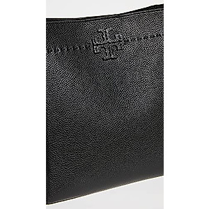 Tory Burch Women's McGraw Bucket Bag, Black, One Size