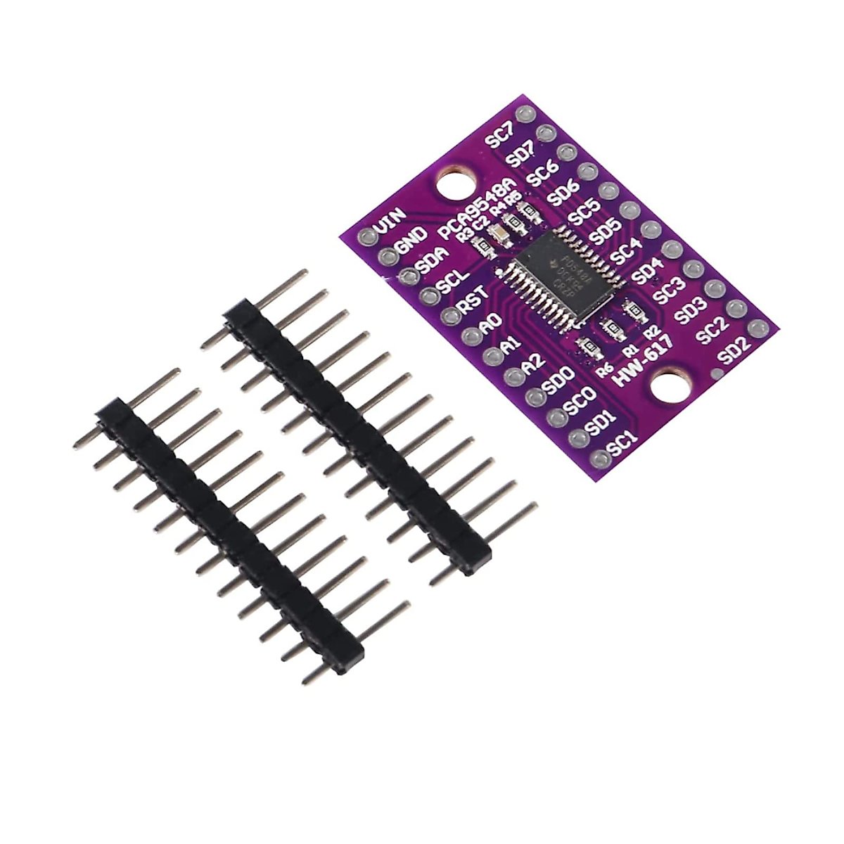 AEDIKO 6pcs TCA9548A Expansion Board I2C IIC 8 Channel Multiplexer Breakout Board with 20Pin M/F Cable